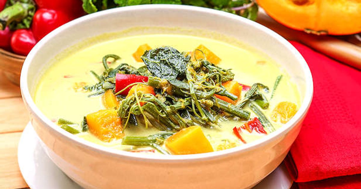 Resep gulai pucuk labu kuning rumahan enak dan mudah - Cookpad