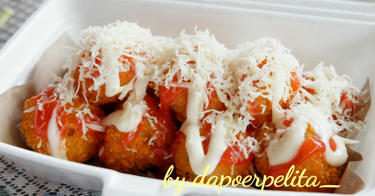 Resep Bakso Ayam Goreng Crispy Homemade oleh Farah Arfina - Cookpad