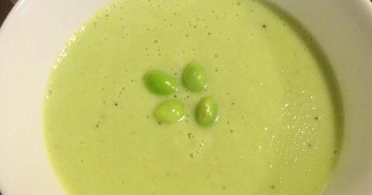 Edamame Soup Recipe By りき食堂