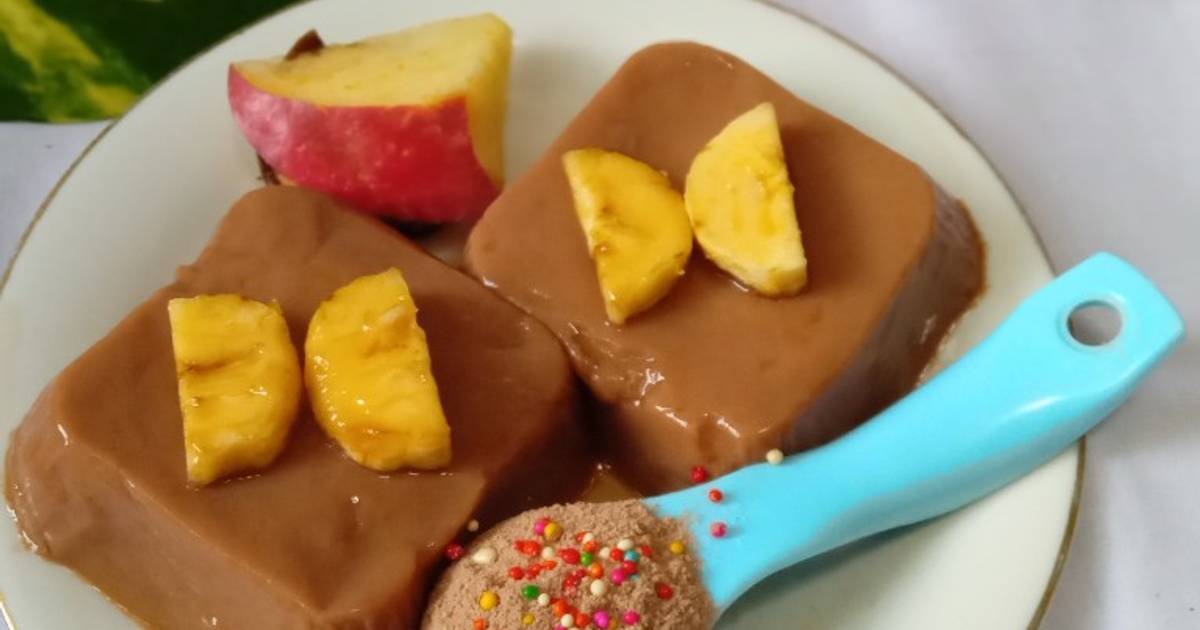 Resep Silky Pudding Pisang Talas (Mpasi 1+2 th) oleh Setya N - Cookpad