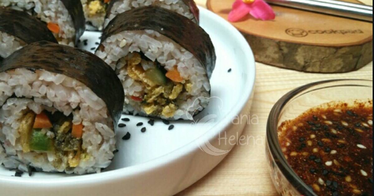 3 resep kimbab telur asin enak dan mudah - Cookpad