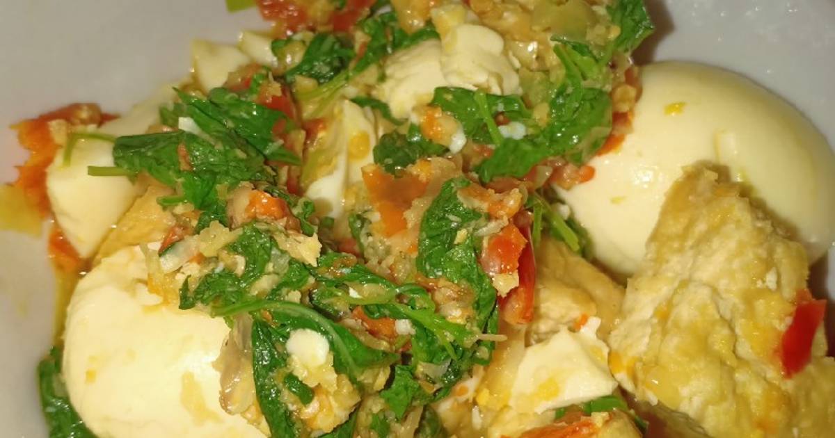 Resep Rica Telor, Tahu plus Kemangi ala anak kos oleh Ira Reswana - Cookpad
