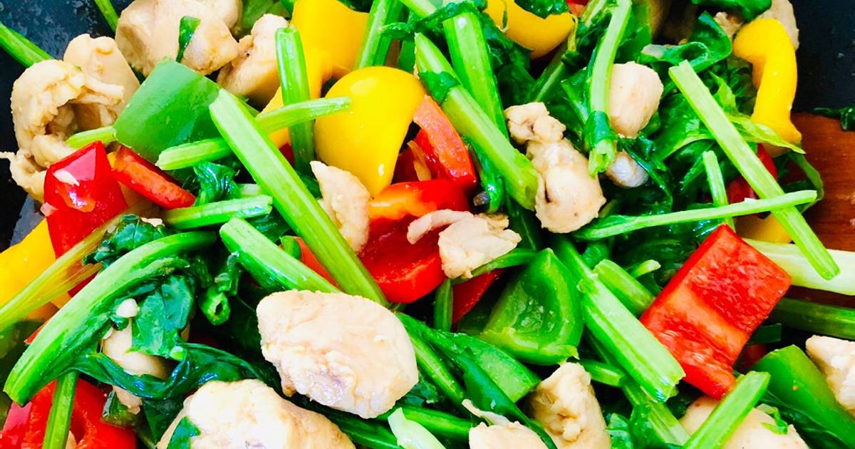 Cách Làm Món Ức gà xào rau củ của Nhi Nhi’s house - Cookpad