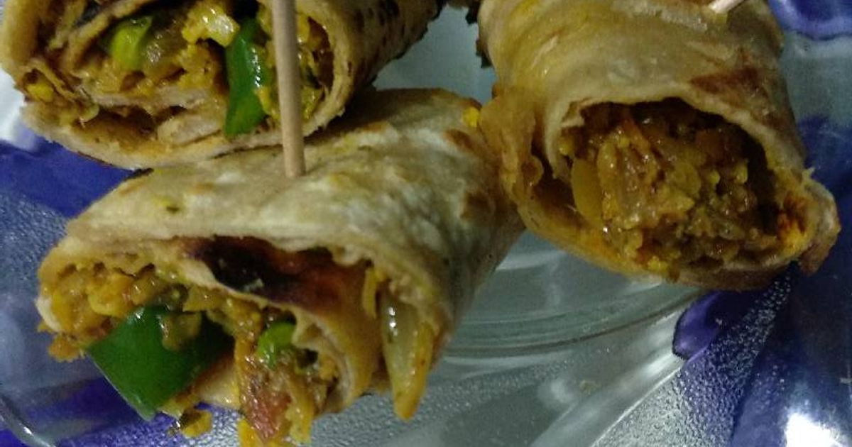 Kathi Roll Recipe by Mamta Rastogi - Cookpad