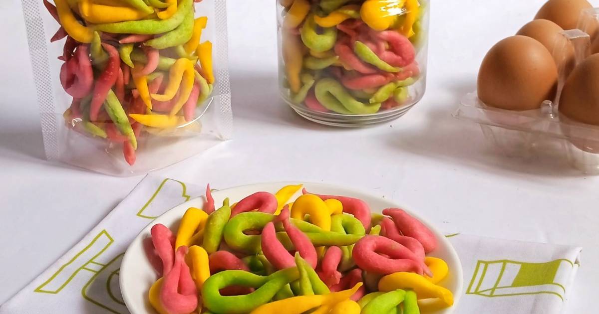Resep Kue Gabus Warna Warni oleh Wati Wartini - Cookpad