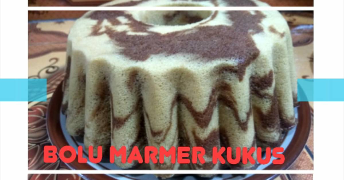Resep Bolu marmer kukus a.k.a steamed marble cake oleh Youtube Channel ...