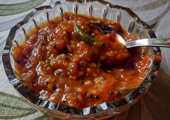 TOMATO CHUTNEY/RELISH Recipe by Shilpa Agrawal - Cookpad