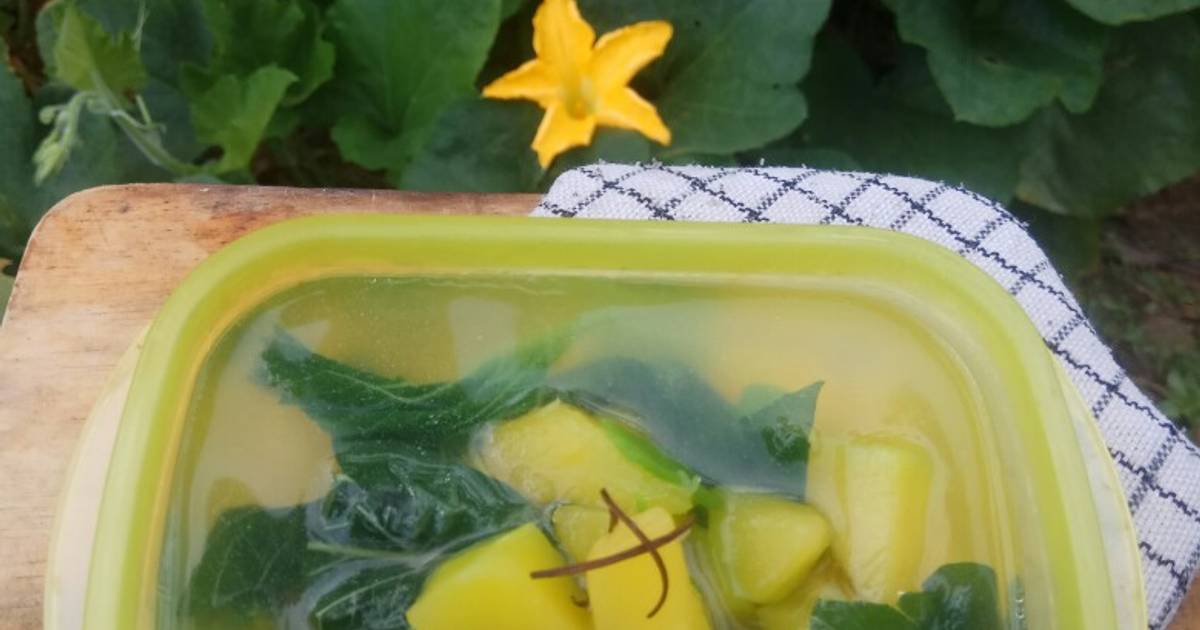 31 resep sop bayam labu enak dan mudah - Cookpad