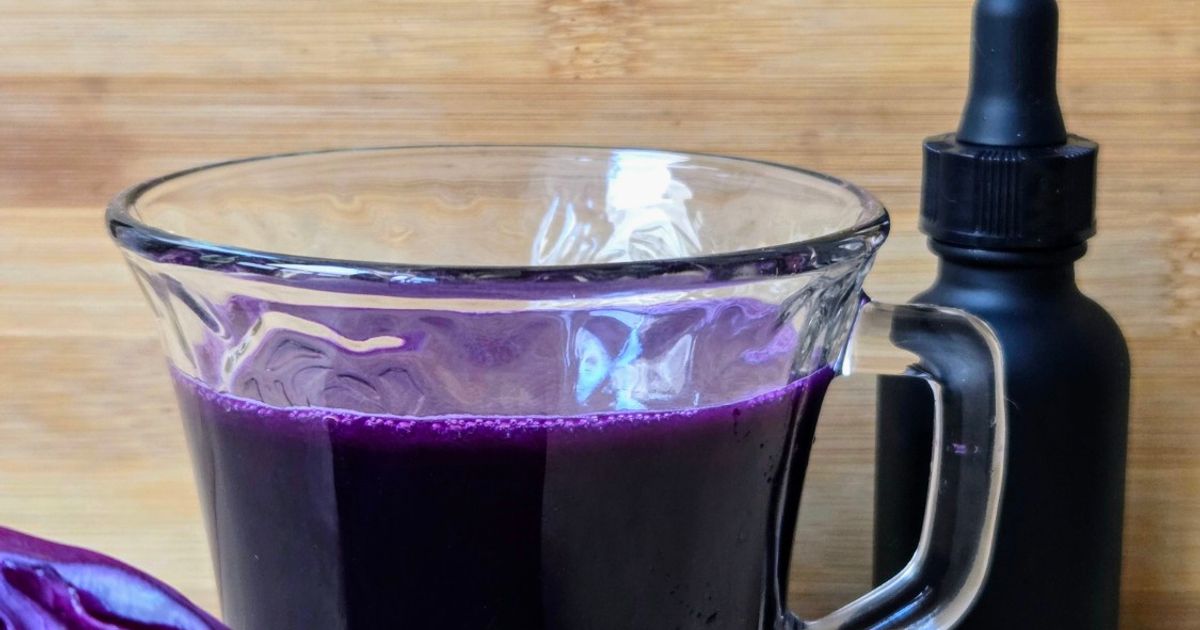 Jugo De Repollo Morado Con Aceite De Orégano 💜Jugo De Lombarda O Col Morada Por Extractor 💜 ...