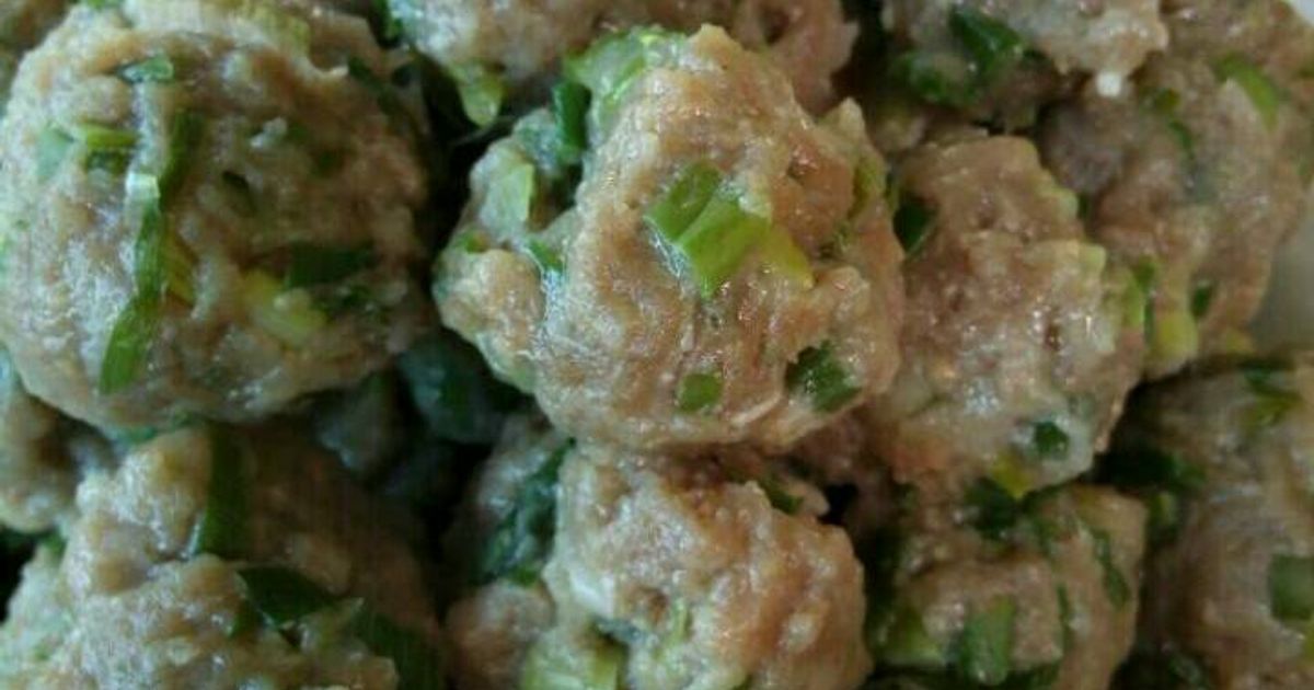 Resep Bakso Sapi Bawang (Msg Free) oleh Andrenia Giawati - Cookpad