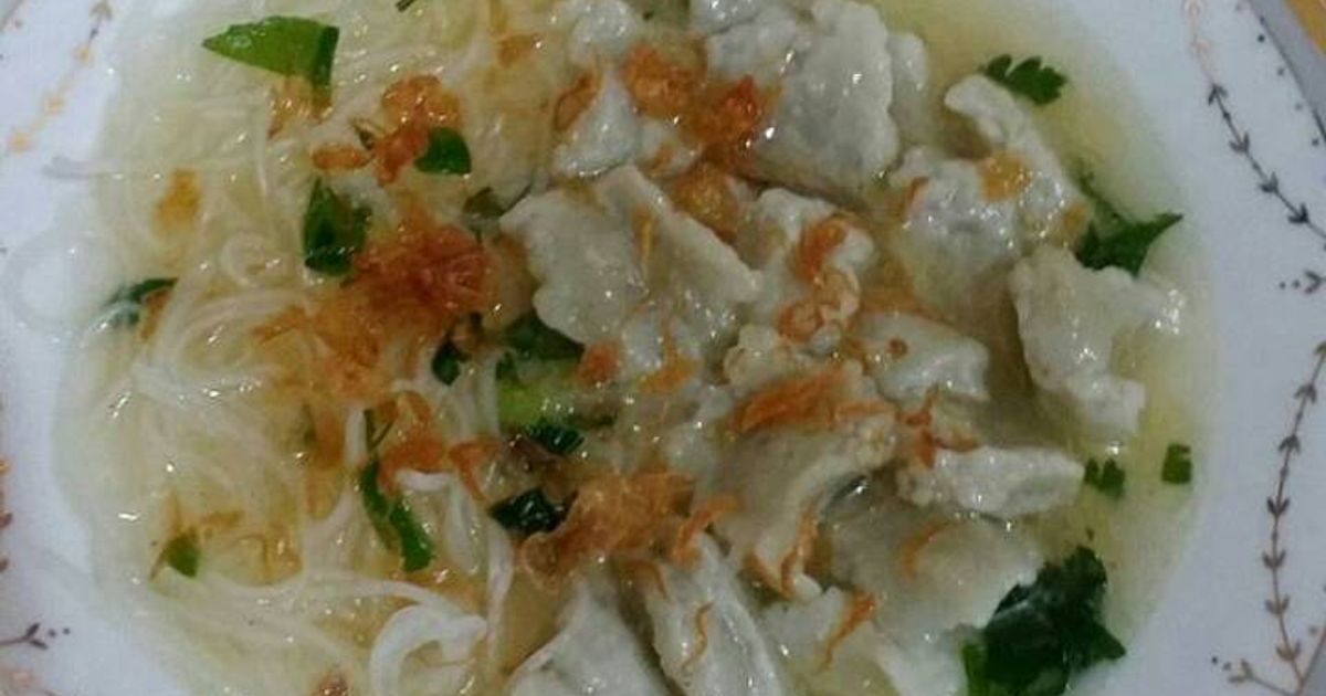 Resep tekwan sagu ekonomis rumahan enak dan mudah - Cookpad