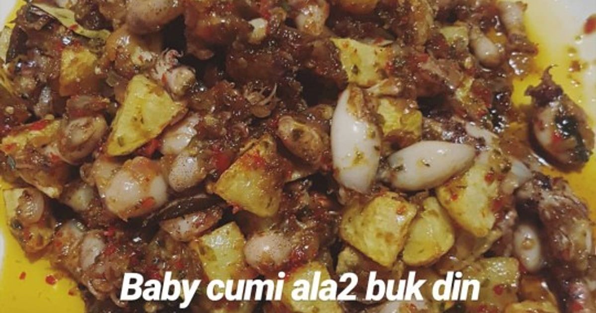 Resep Baby Cumi Sambal oleh Dini Wahyuni - Cookpad