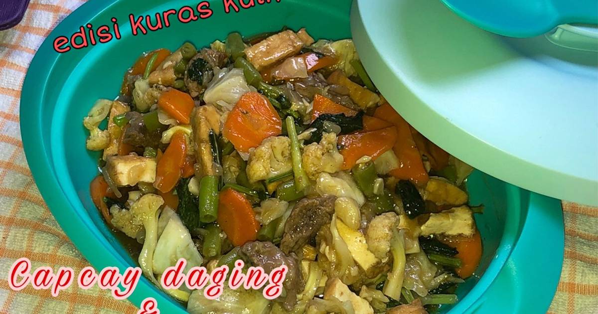 Resep Capcay daging & sayuran oleh Mama Calista - Cookpad