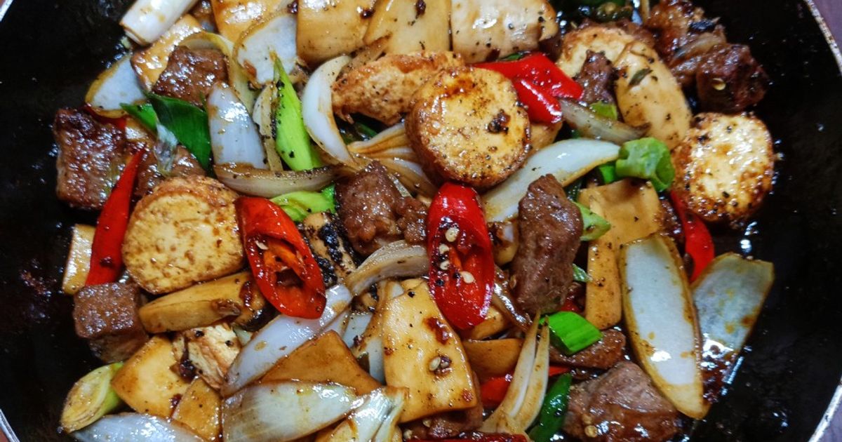Resep daging saikoro cabe ijo rumahan enak dan mudah - Cookpad
