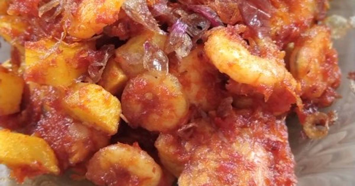 27 resep udang tempe kentang balado enak dan mudah - Cookpad