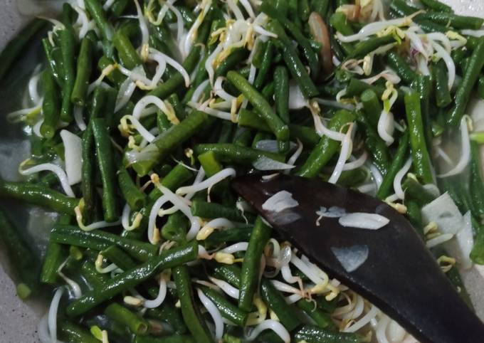 Resep Tumis Tauge Kacang Panjang oleh Alia Lulu' Khusniati - Cookpad