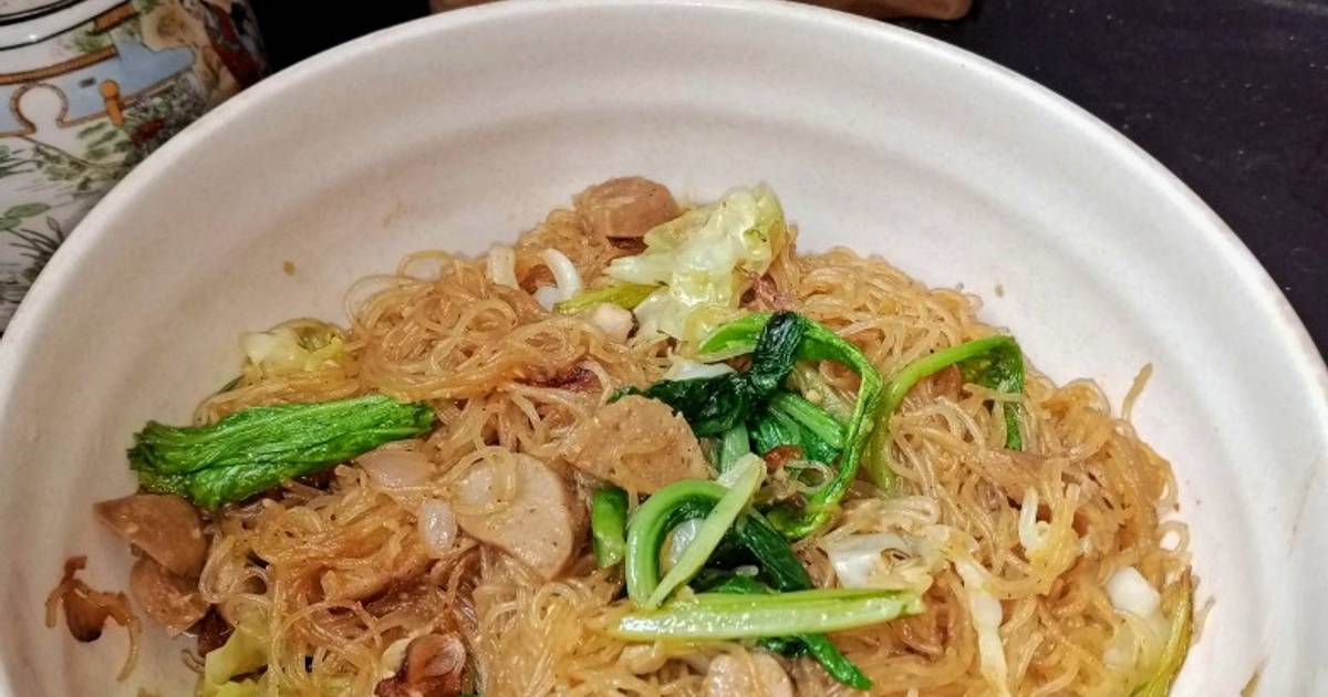 Resep Bihun Goreng Bakso Sayur oleh DEWI SARASWATI - Cookpad