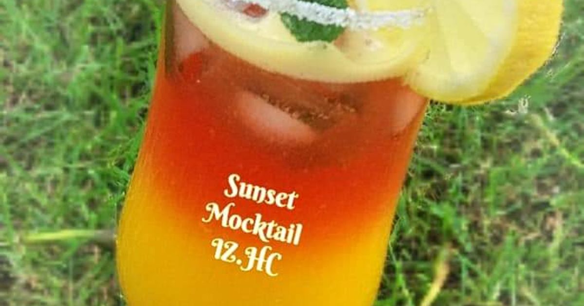 🍹🌅Sunset Mocktail🌅🍹(Non Alcoholic) Recipe by Irum Zaidi Home Cooking ...