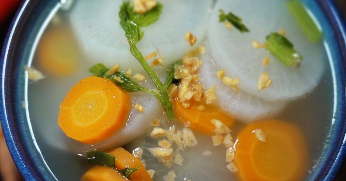 399 resep sup lobak wortel enak dan mudah - Cookpad