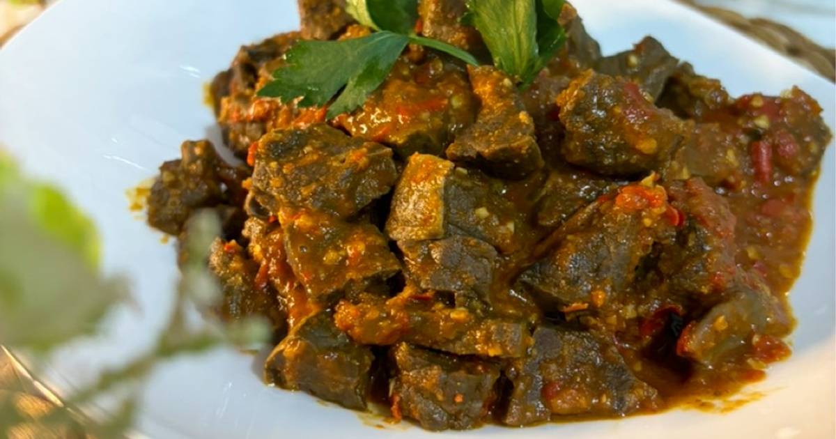 Resep Paru Balado Mercon - Daging Kurban oleh Nury cooking diary - Cookpad