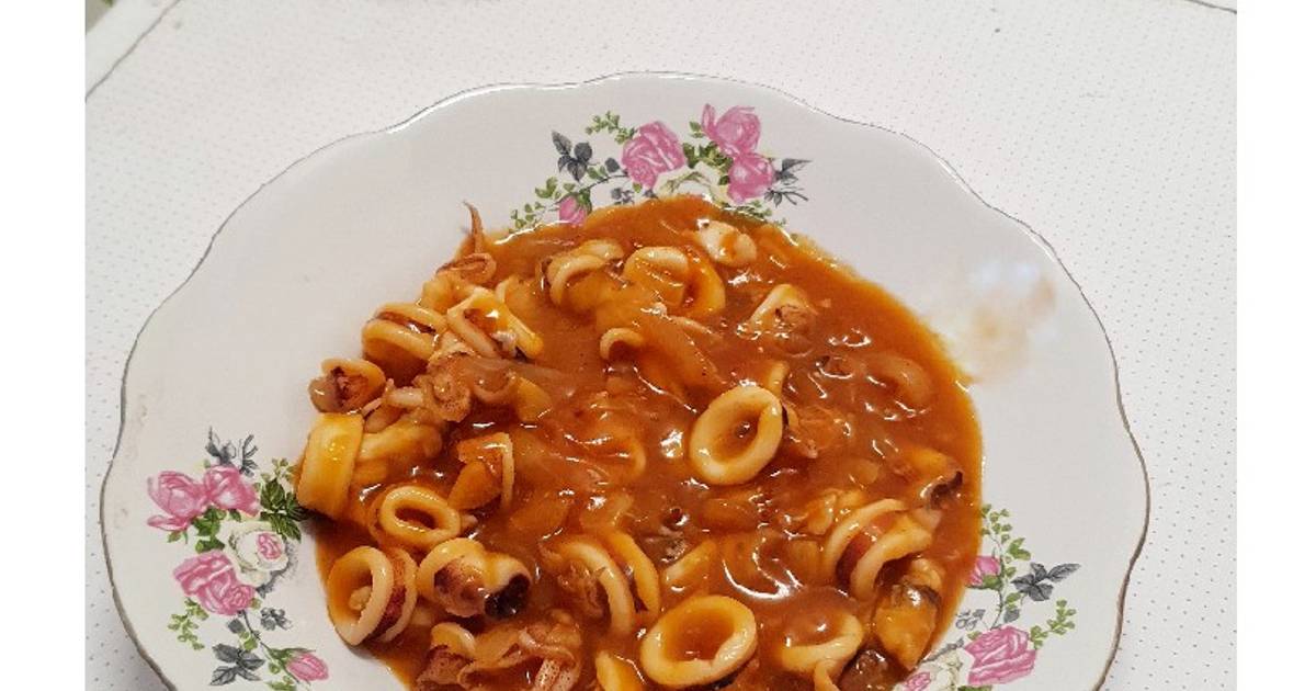 Resep Cumi Asam Manis Kilat oleh Susi Gunawan - Cookpad
