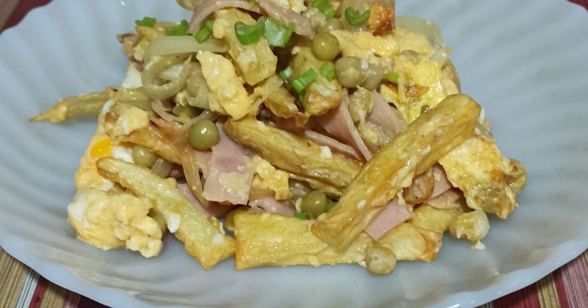 Revuelto Gramajo Receta de Julieta Luján- Cookpad