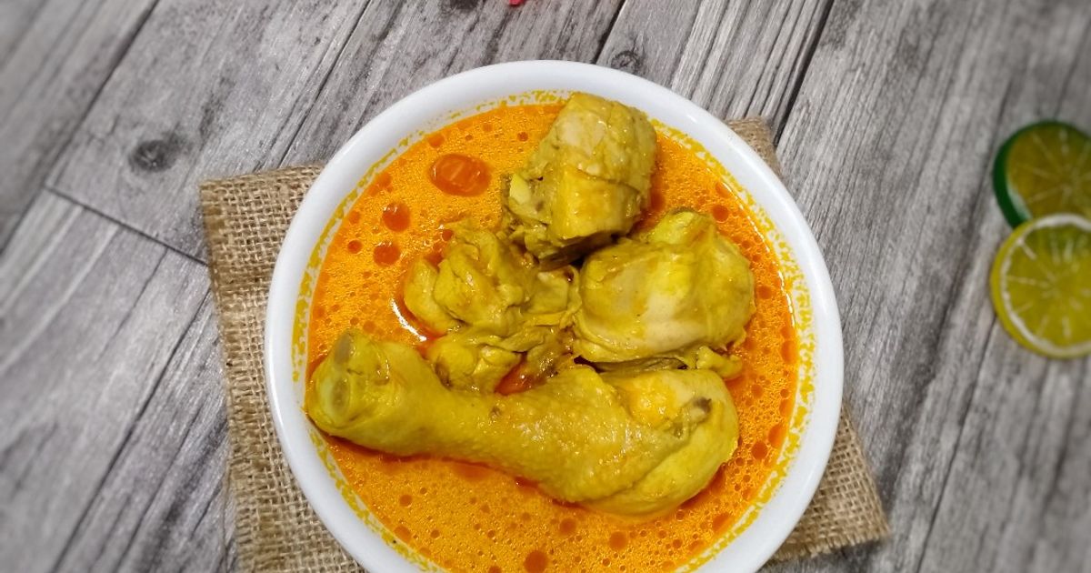 Resep opor ayam kuah merah rumahan enak dan mudah - Cookpad