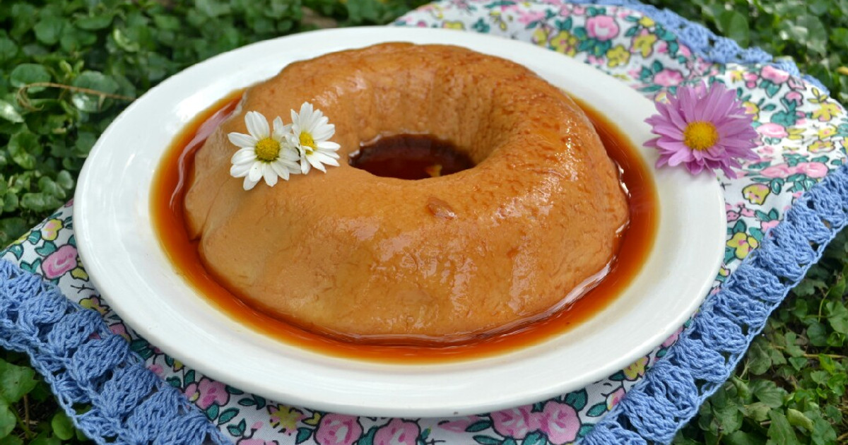 Flan De Maicena Y Café💛 Receta de 🦋LUNA🦋