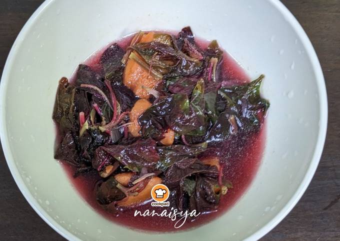 Resipi Sayur Bayam Merah oleh Nana Isya - Cookpad