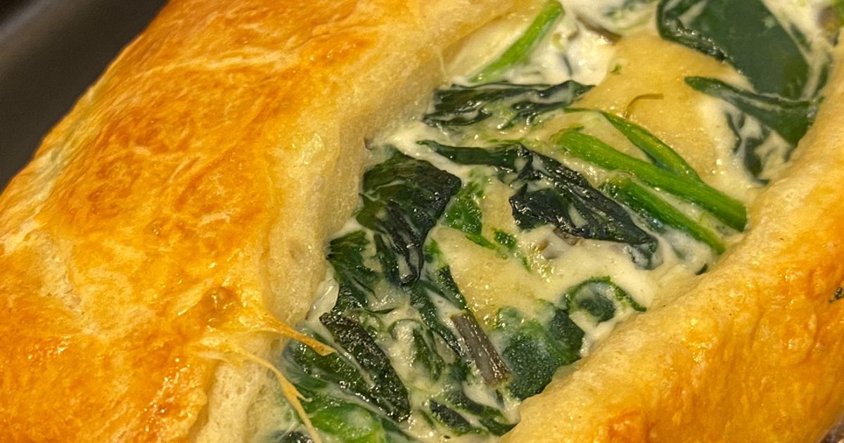 Creamy Spinach Roll Recipe By Bossy Panda