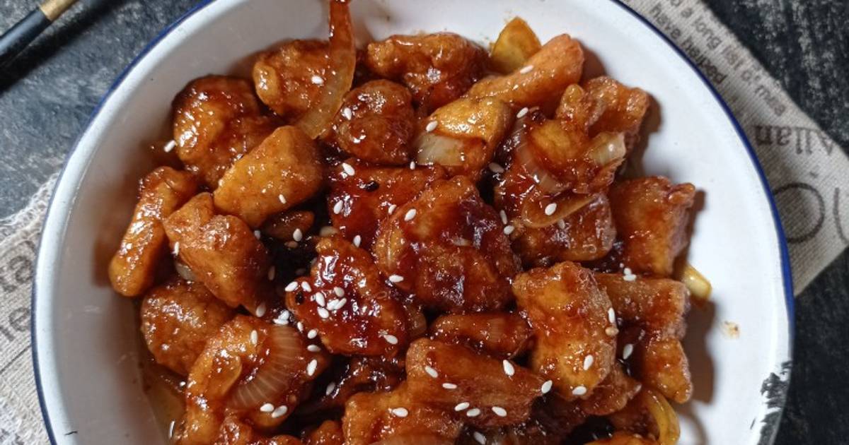 Resep Ayam Crispy Saus Mentega Oleh Mama Queen Cookpad
