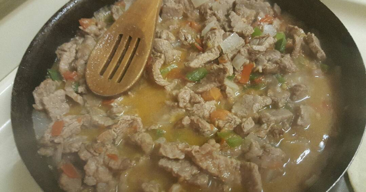Carne A La Mexicana 🇲🇽 Receta de Sandry Cruz♡- Cookpad