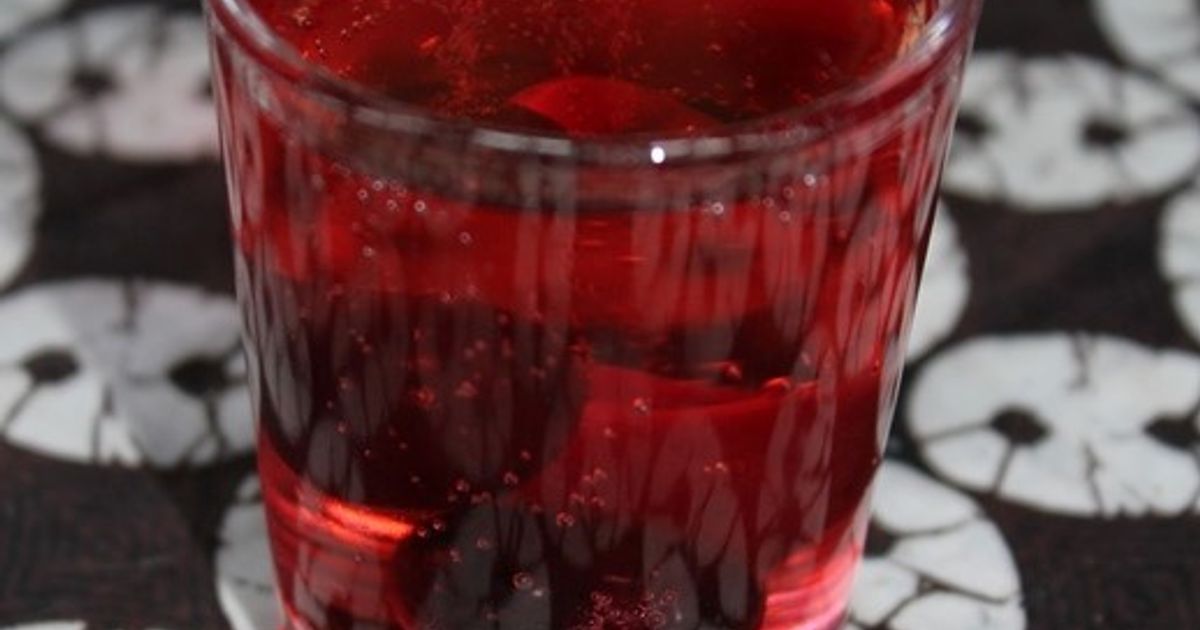 Cherry Fizzy Drink Recipe By Angela Mertoyono
