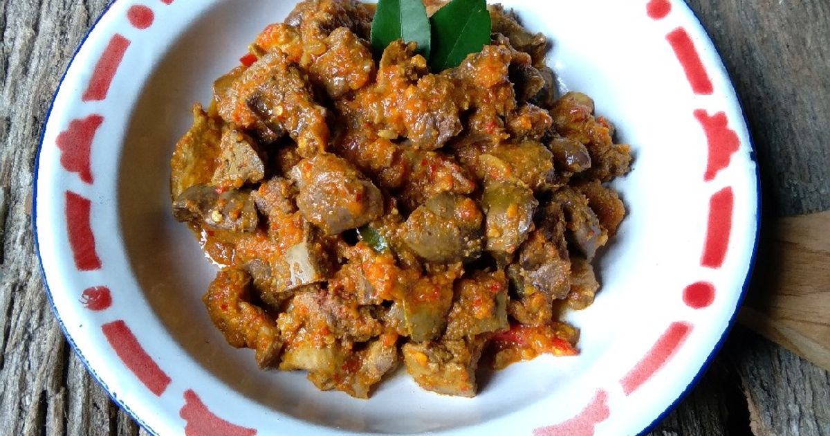 Resep Ati Ampela Bumbu Rujak oleh LinaKuw - Cookpad