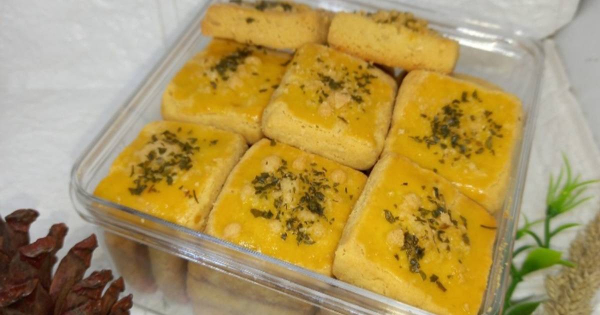 Resep Garlic Cheese Cookies oleh unis shodiqin - Cookpad