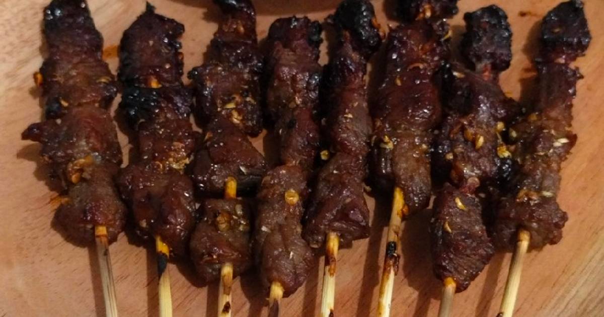 Resep Sate sapi ketumbar oleh 🌸Listya 🌸 - Cookpad