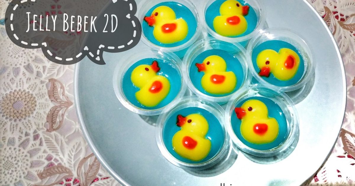 Resep 77. Jelly Bebek 2 D (Foto Step By Step) oleh Humaziva - Cookpad