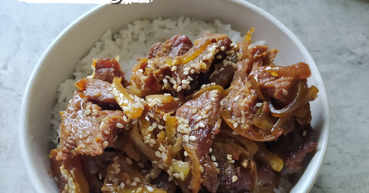 Resep Beef Teriyaki | Daging Bumbu Teriyaki A La Hokben oleh Ella ...