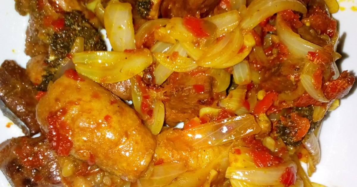 Sauce na kayan ciki girki daga Mrs Nuruddeen kitchen - Cookpad