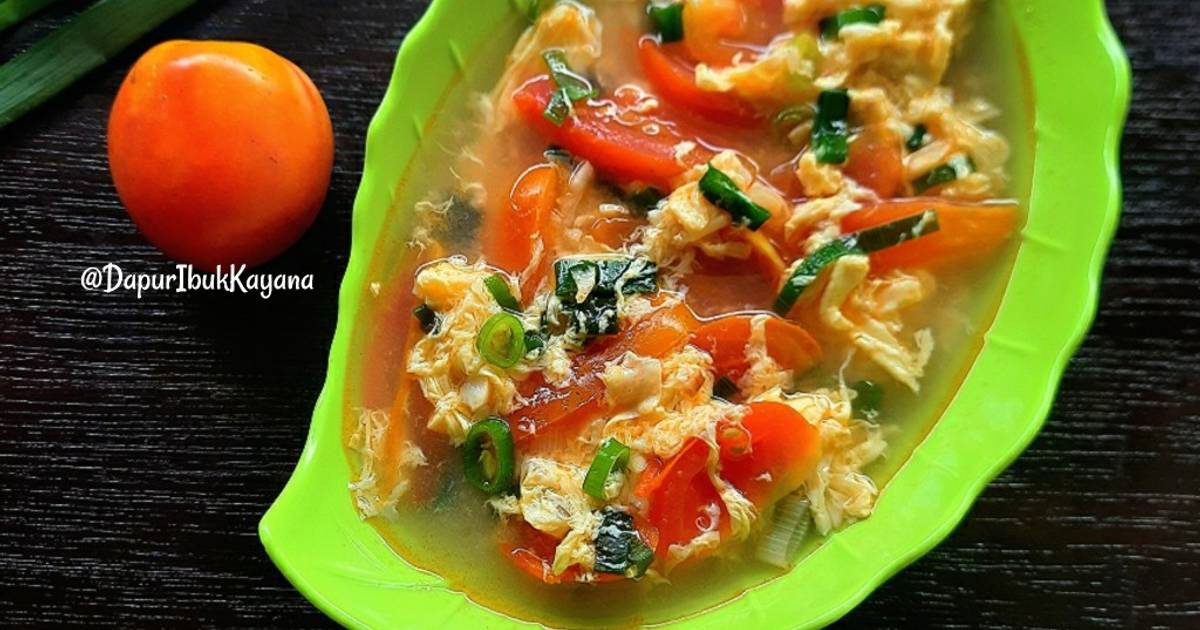 1.033 resep sup tomat telur enak dan sederhana ala rumahan - Cookpad