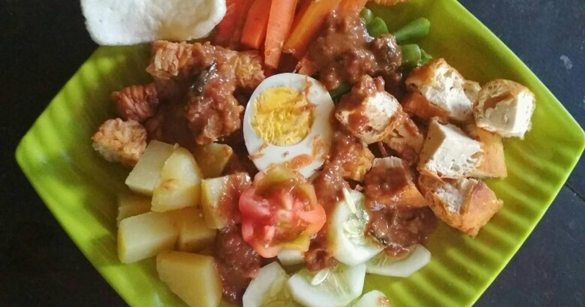 Resep Mixed vegetables with the peanut sauce aka Gado-Gado oleh Putri ...