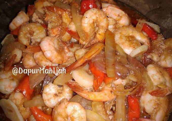Resep Udang Saus Tiram oleh Dapur Mak Ijah - Cookpad