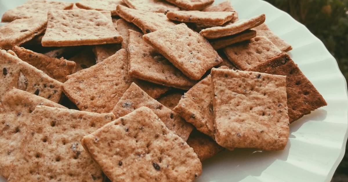 Crackers Galletitas de Harina Integral 🤎 Receta de Hasta El Horno & Más ...