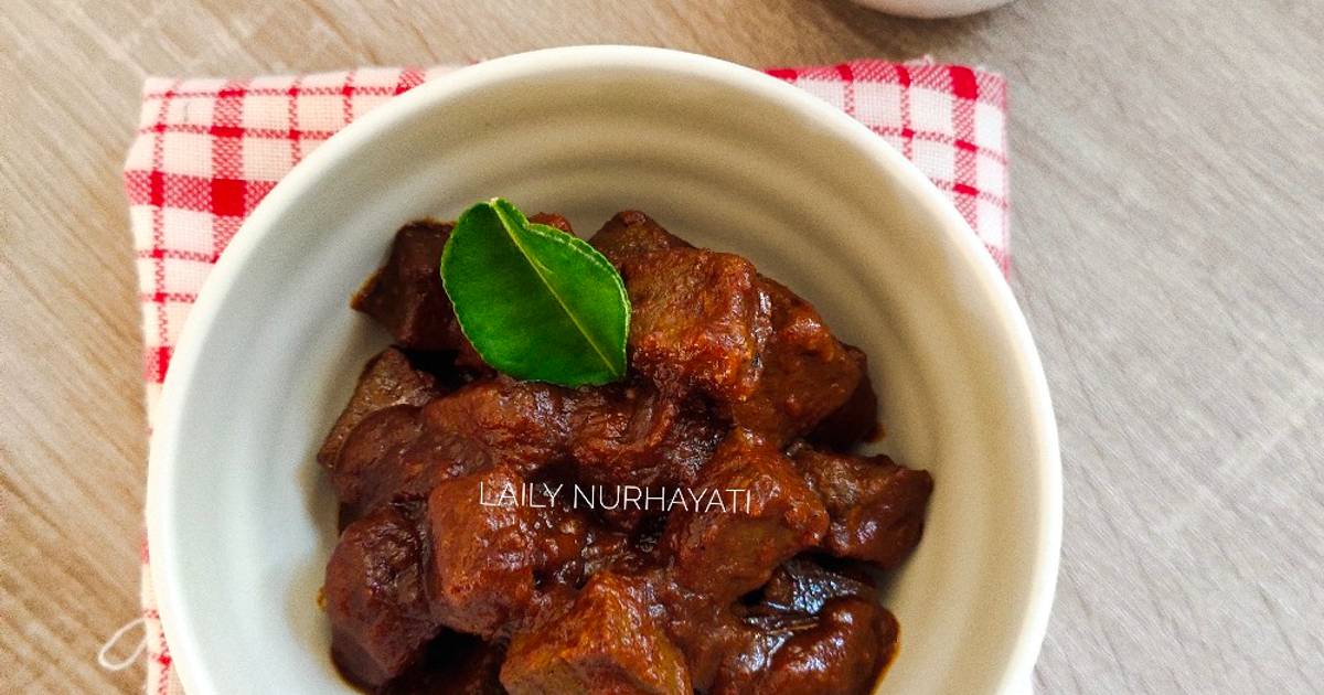 Resep Rendang hati sapi #week37 oleh Laily Nurhayati - Cookpad
