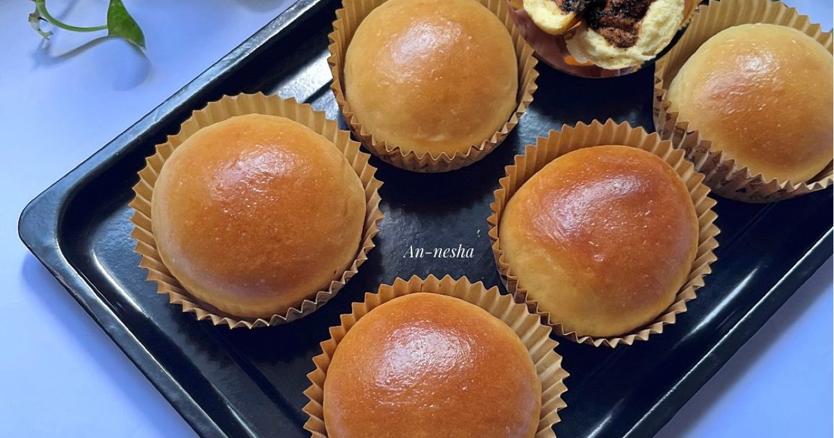 Resep roti bun filling coklat gluten free rumahan enak dan mudah - Cookpad
