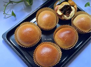 Resep roti bun filling coklat gluten free rumahan enak dan mudah - Cookpad