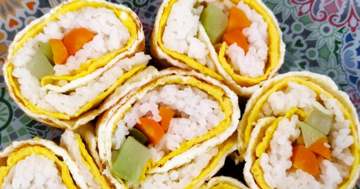 Resep Kimbab Bahan Seadanya oleh Fitri Anggraeni - Cookpad