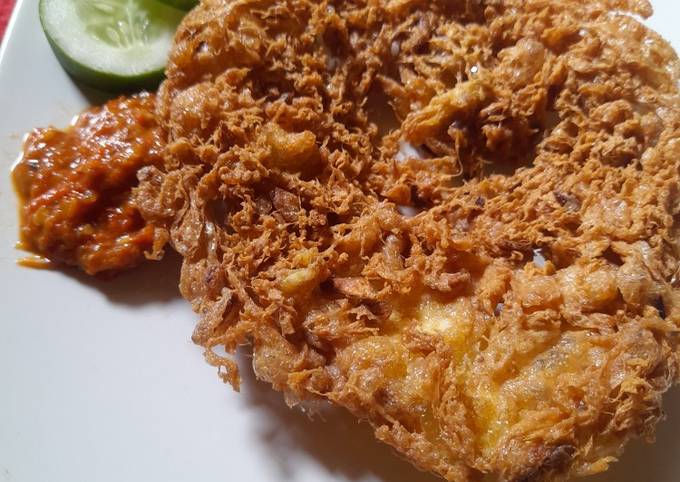 Resep Telur barendo/telor dadar crispy oleh Fadma - Cookpad