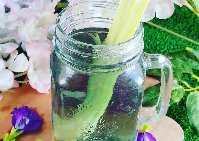 Resep Teh Telang Serai oleh Alinett_cooknfood - Cookpad
