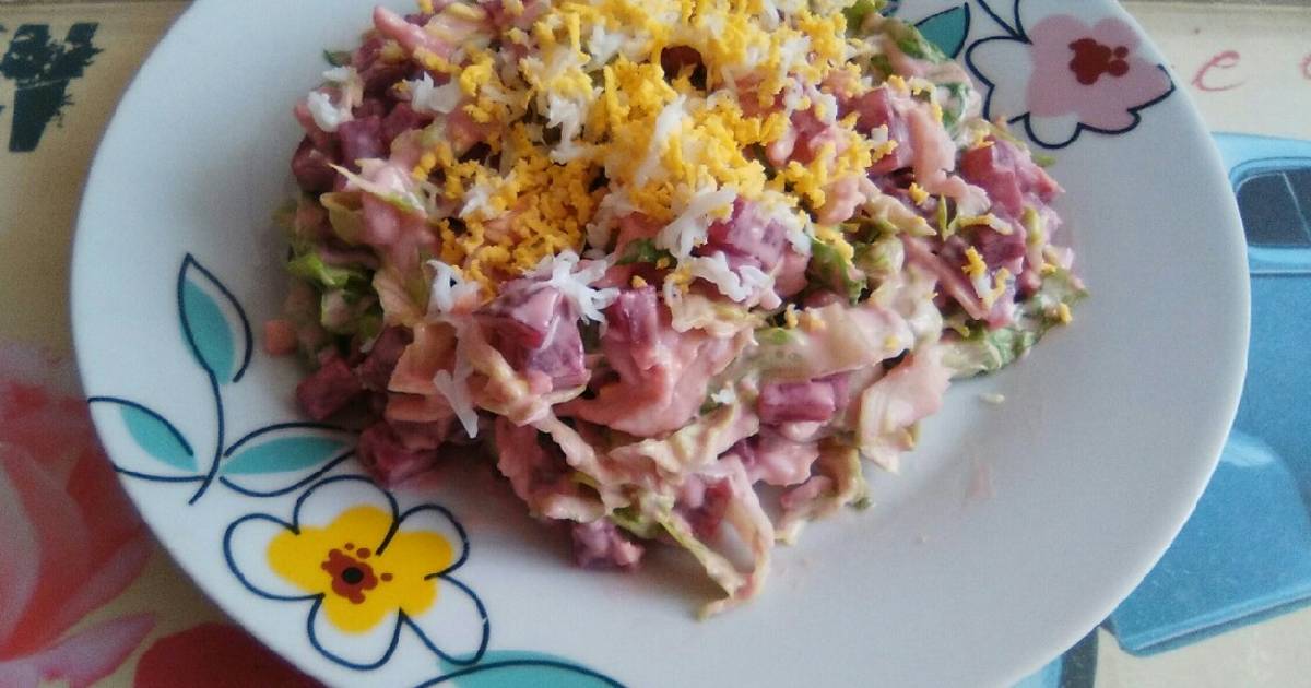 Ensaladilla de remolacha y pollo Receta de Evita- Cookpad